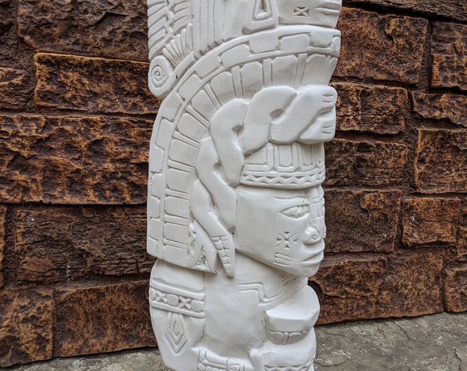 Aztec Maya Mesoamerica Medicine Man Artifact Stelae Sculpture Statue ...