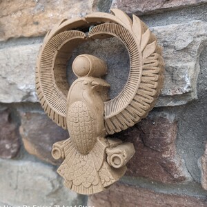 Egyptian Eye Horus Ra Falcon Artifact Carving Sculpture Statue 7 Www ...