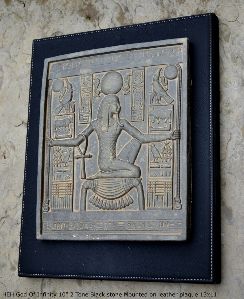 Egyptian HEH God of Infinity Tutankhamen Fragment Plaque Wall - Etsy