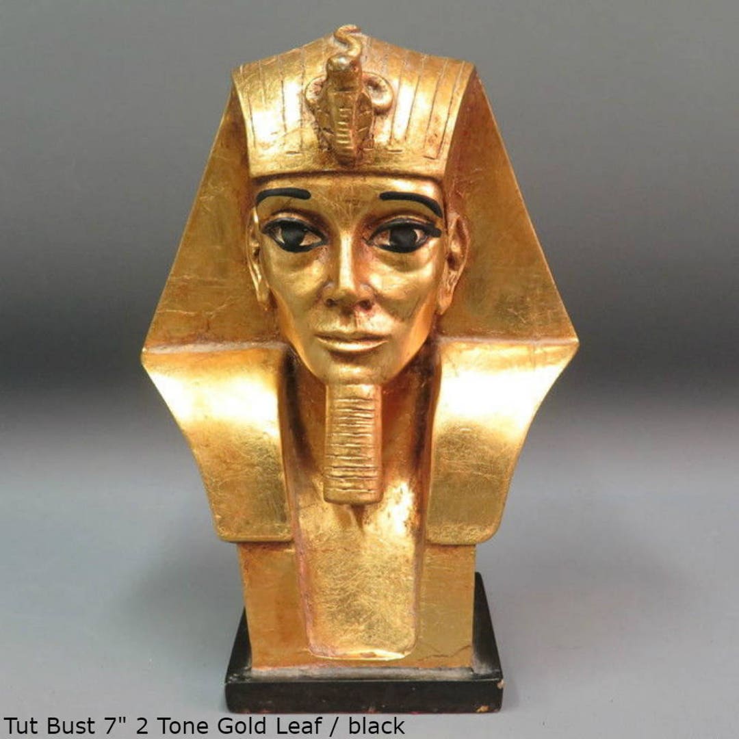 History Egyptian King Tut Tutankhamun Bust Sculpture Figurine Www.neo ...