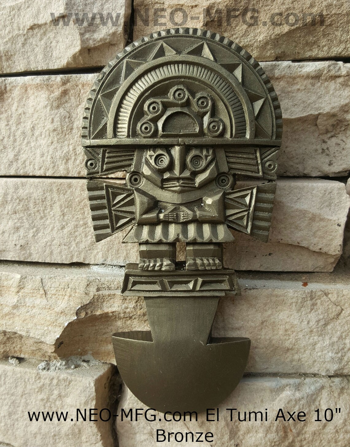 History Peru Inca Mesoamerican El Tumi Axe Sculptural Wall - Etsy