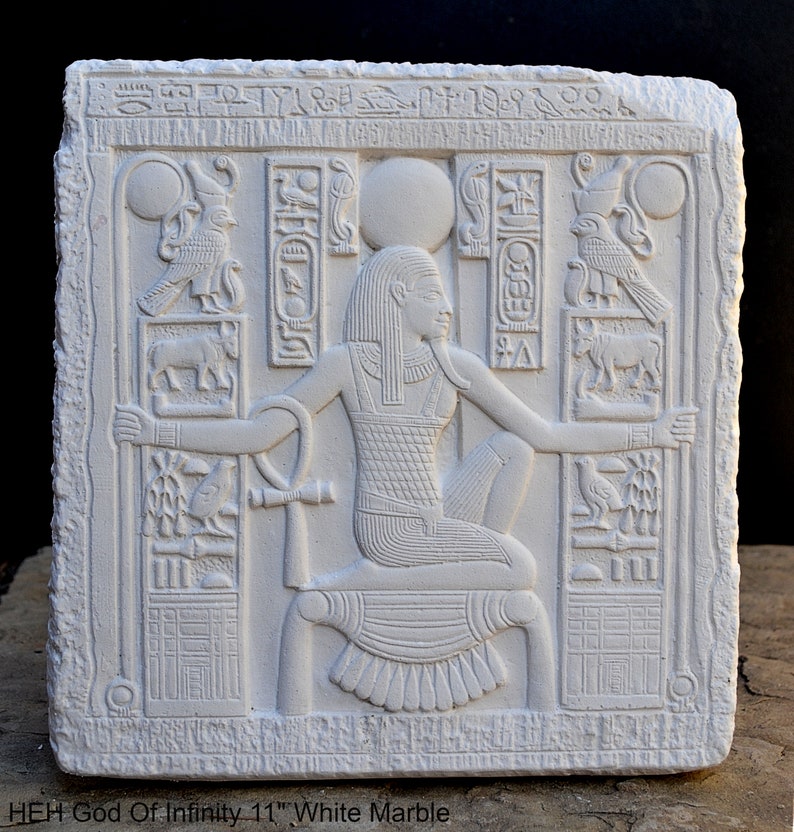 Egyptian HEH God of Infinity Tutankhamen Fragment Plaque Wall | Etsy