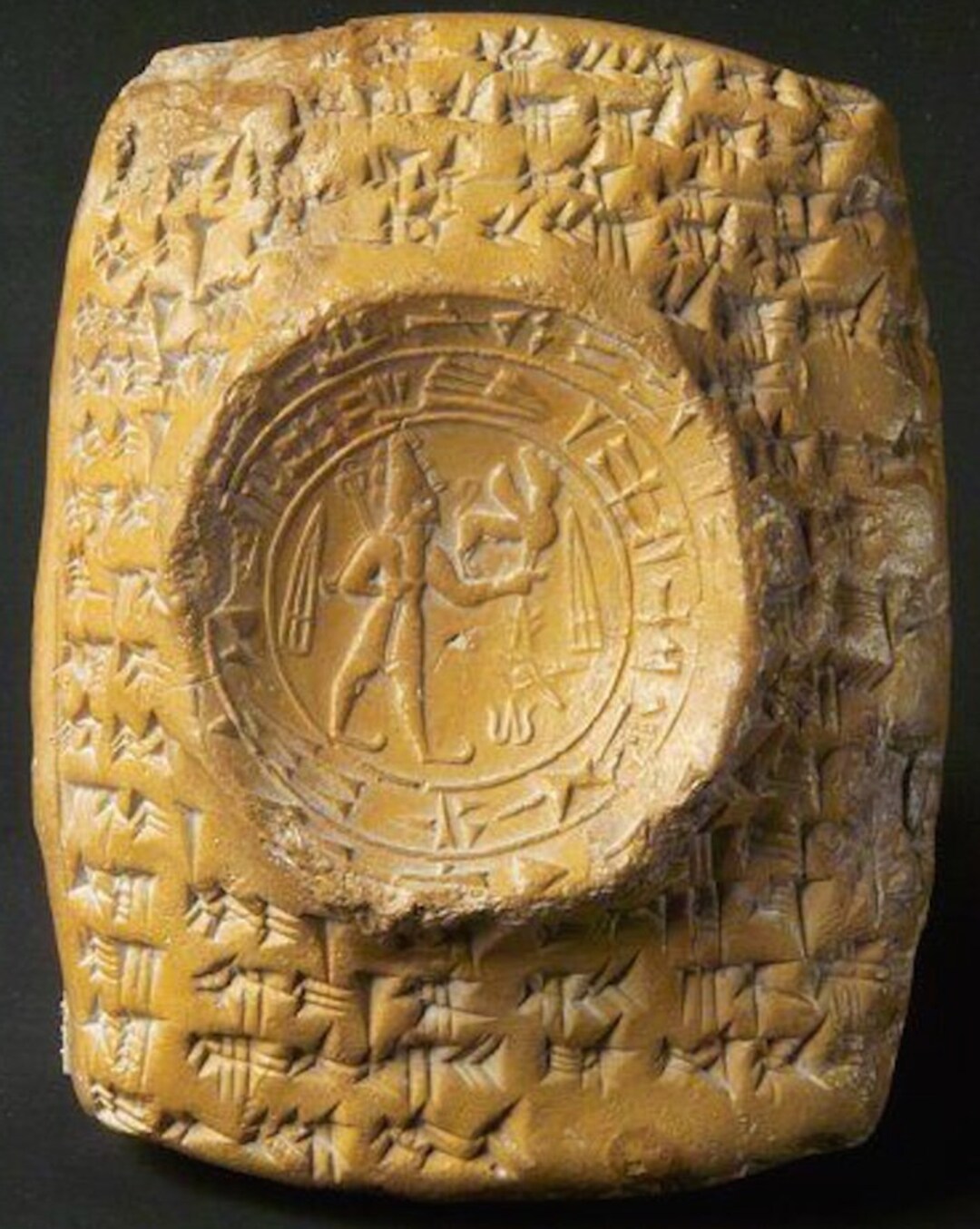 Babylonian Cuneiform Ini-teshub of Carchemish Sculpture Www.neo-mfg.com ...