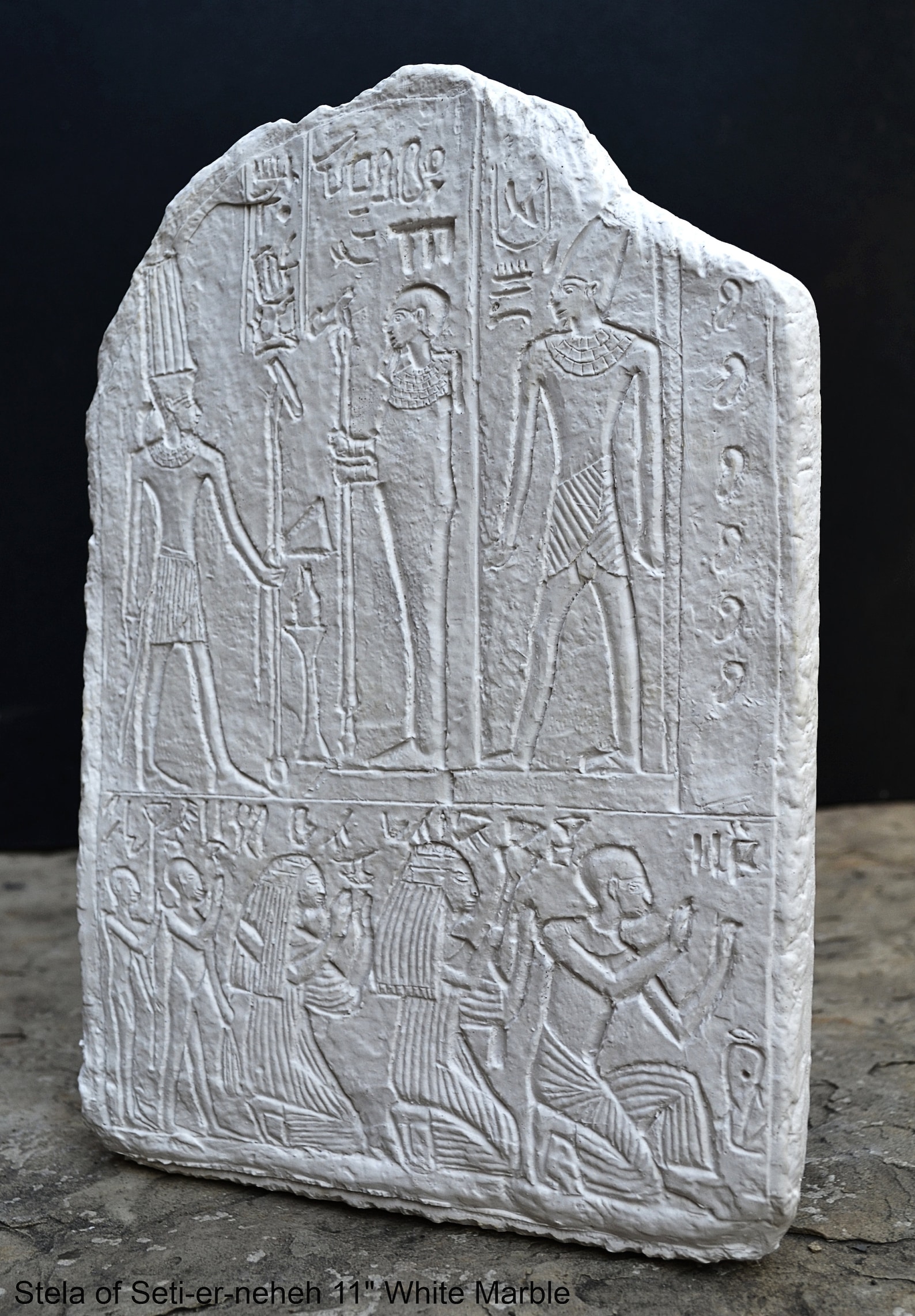 Egyptian Stela of Seti-er-neheh Carving Fragment 11" Www.neo-mfg.com ...