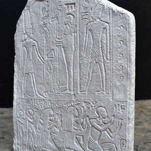 Egyptian Stela of Seti-er-neheh Carving Fragment 11" Www.neo-mfg.com ...