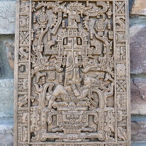 History Aztec Mayan Sarcophagus of King K’inich Janaab’ Pakal Wall ...