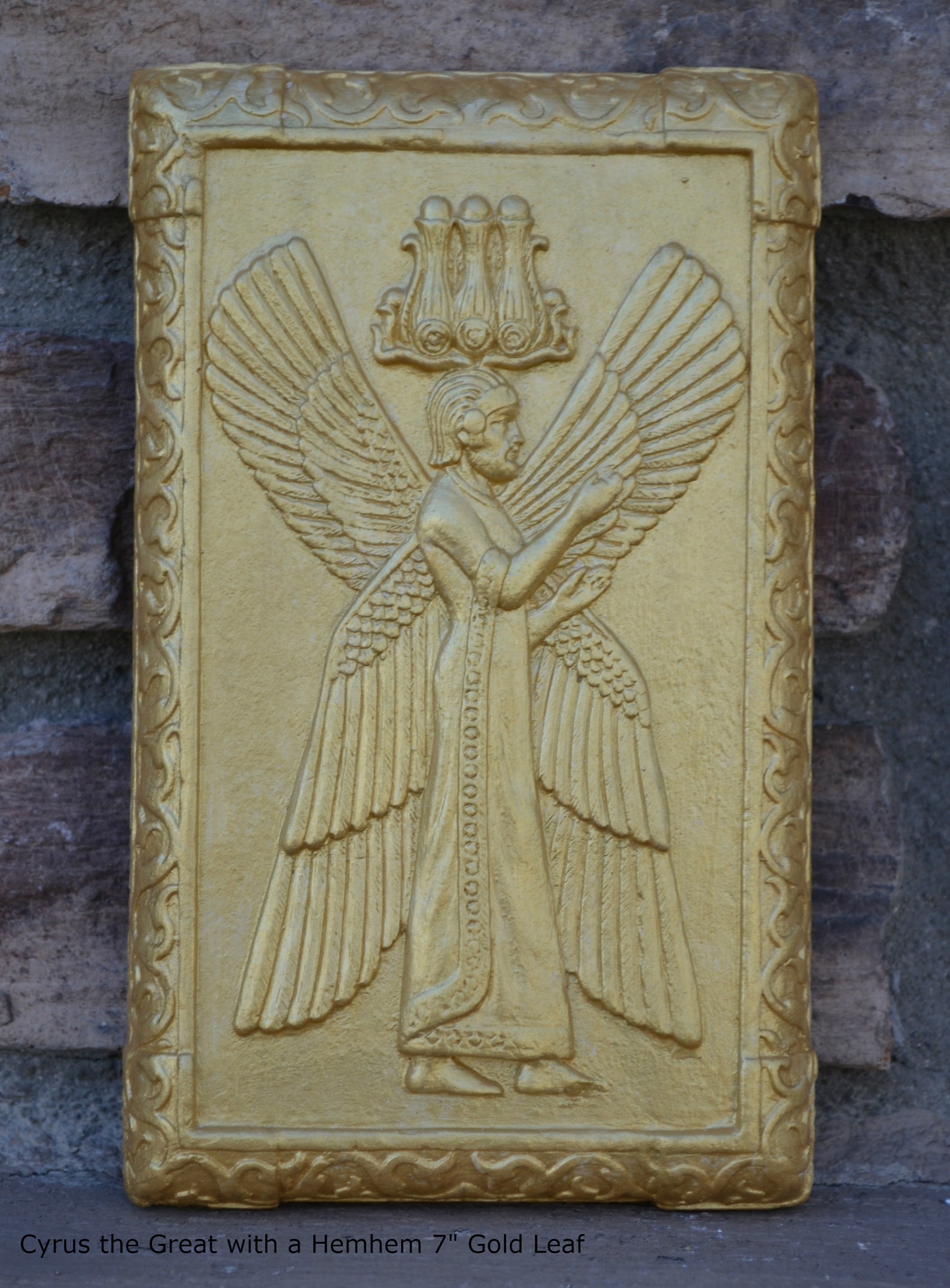 Persian Cyrus the Great With a Hemhem Crown King Sculpture | Etsy