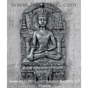 Asia Angkor Buddha Murda Artifact Wall Sculpture Statue 16" Www.neo-mfg ...