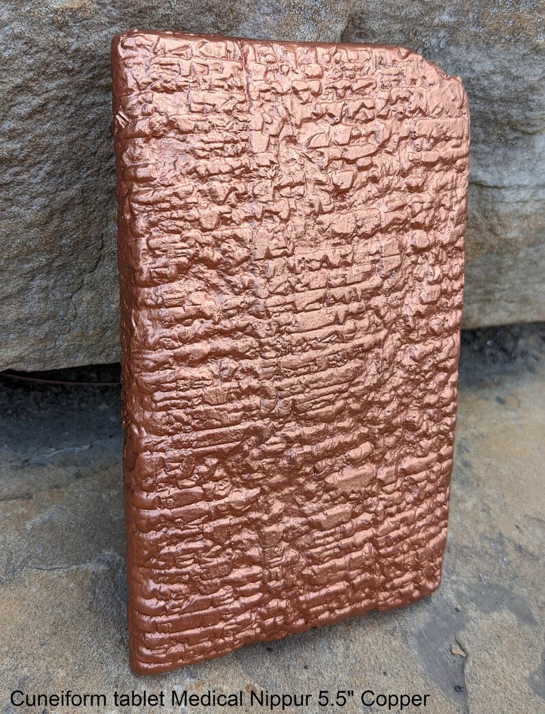 Sumerian Cuneiform Tablet Medical Nippur Sculptural Relief Plaque Www ...