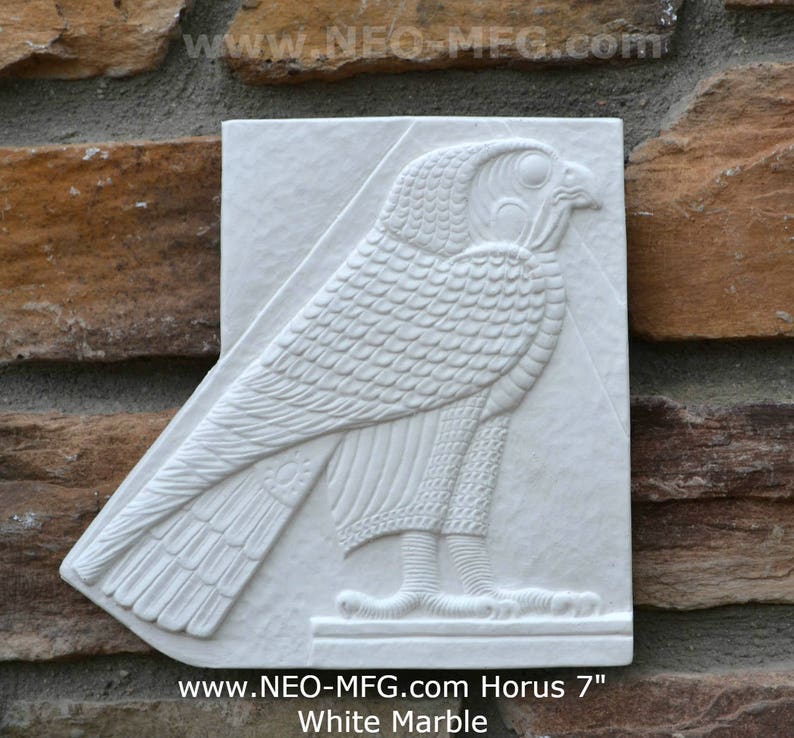 History Egyptian Horus Sculptural Wall Relief Plaque Www.neo-mfg.com 7 ...