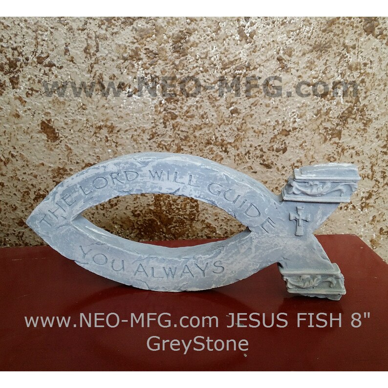 Religious ICHTHYS Jesus Fish Wall Art Plaque 8 - Etsy