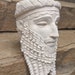 Assyrian King Sargon Bust Carved Persian Sculpture Statue Sculpture ...