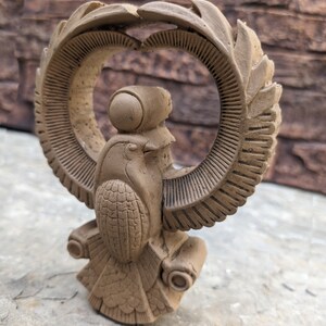 Egyptian Eye Horus Ra Falcon Artifact Carving Sculpture Statue 7" Www ...