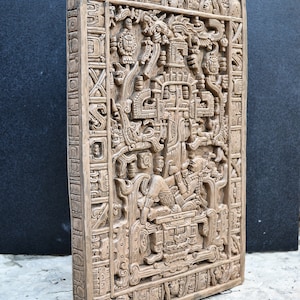 History Aztec Mayan Sarcophagus of King K’inich Janaab’ Pakal Wall ...