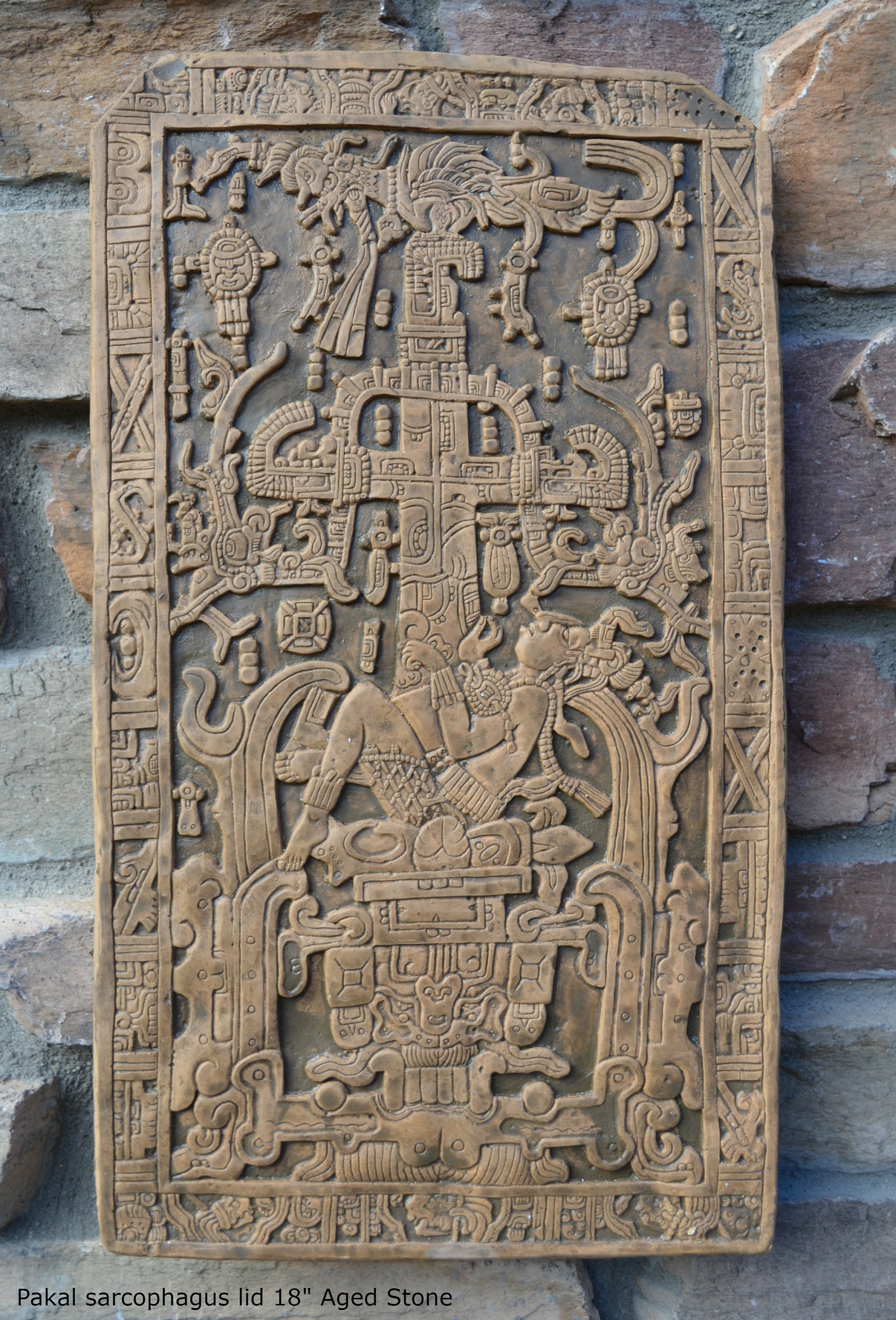 History Aztec Mayan Sarcophagus of King Kinich Janaab Pakal | Etsy