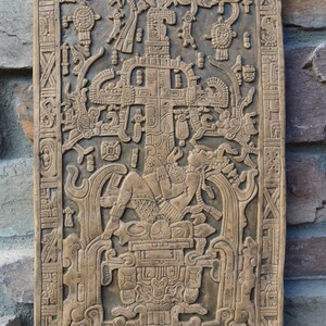 History Aztec Mayan Sarcophagus of King K’inich Janaab’ Pakal Wall ...