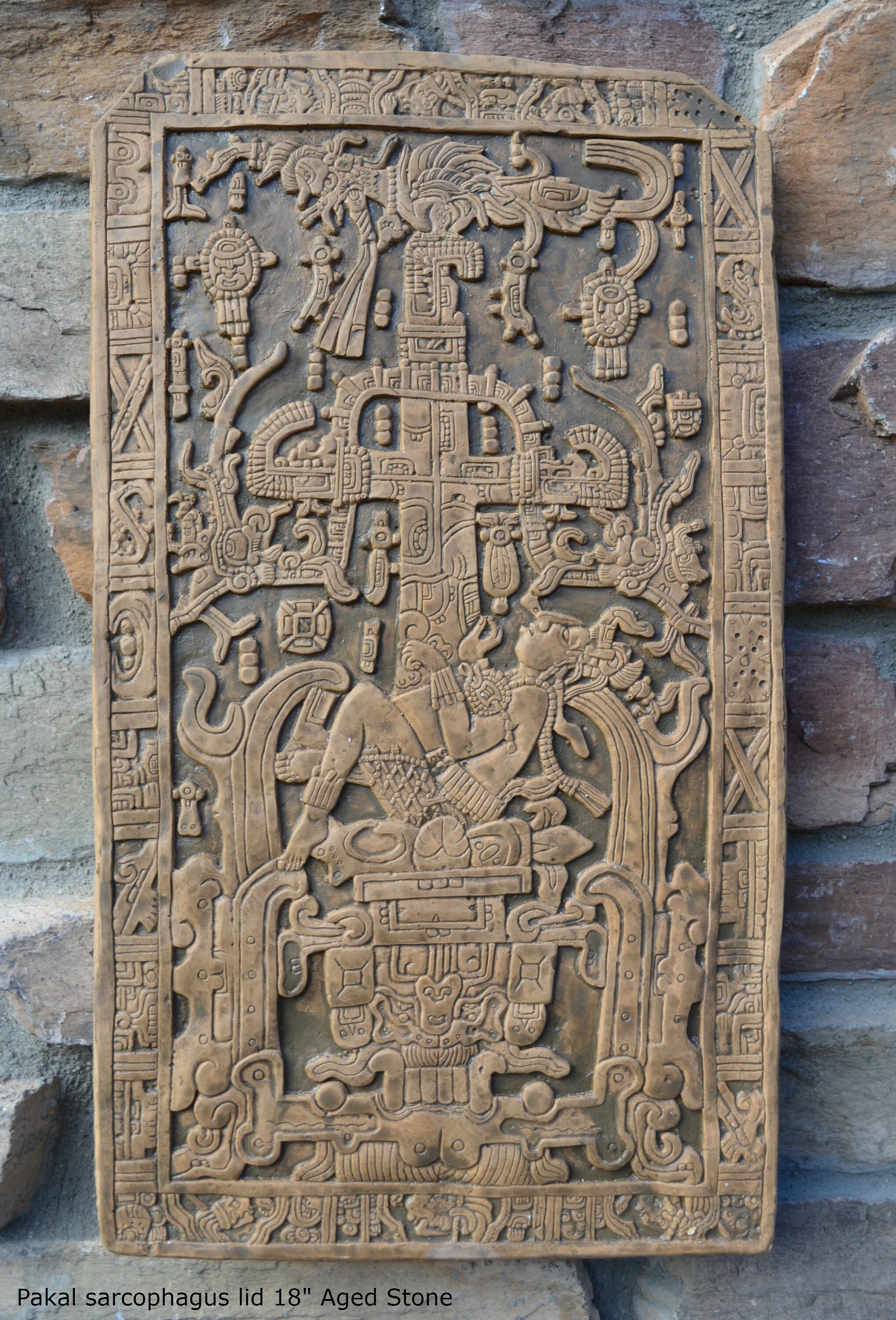 History Aztec Mayan Sarcophagus of King K’inich Janaab’ Pakal Wall ...