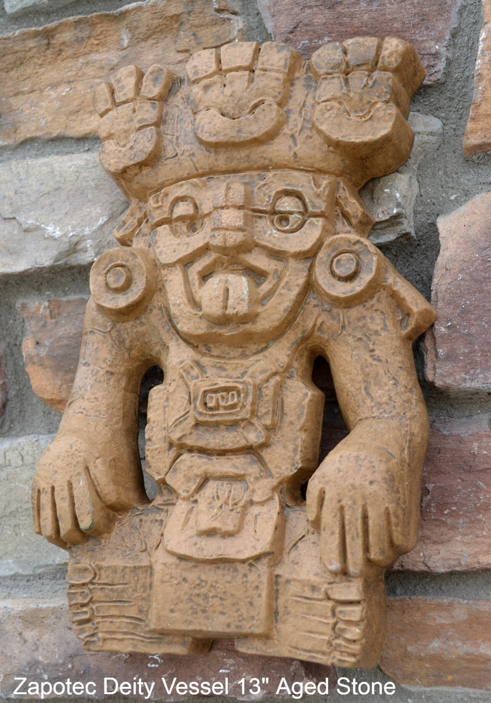 History Aztec Maya Zapotec Cocijo Deity Vessel Stele Totem Artifact ...