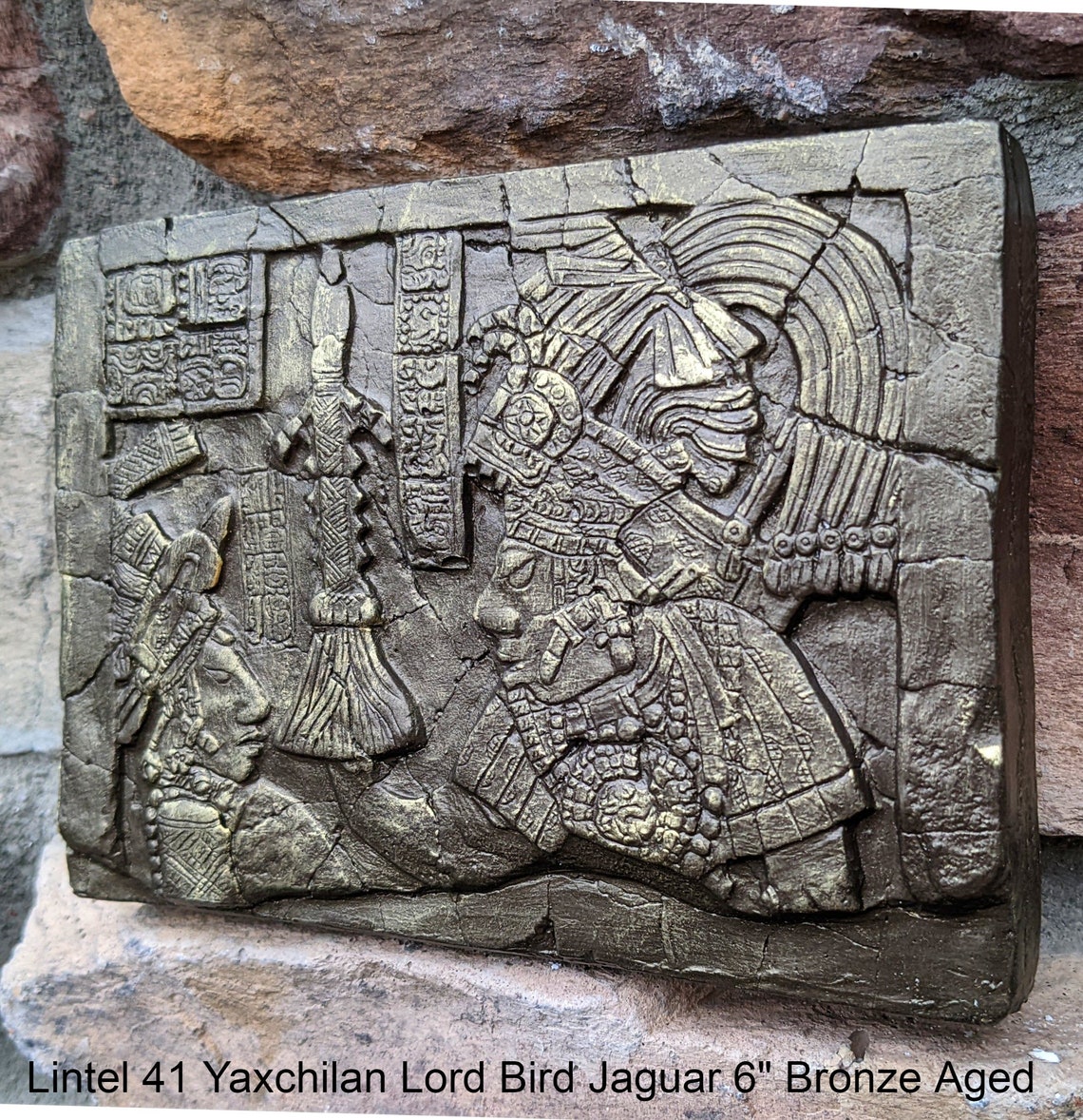 History Aztec Mayan Lintel 41 Yaxchilan Lord Bird Jaguar - Etsy