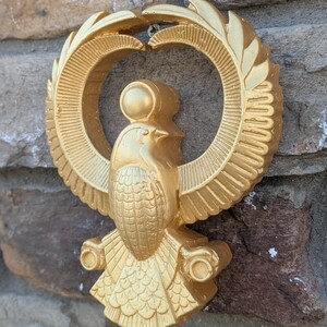Egyptian Eye Horus Ra Falcon Artifact Carving Sculpture Statue 7" Www ...