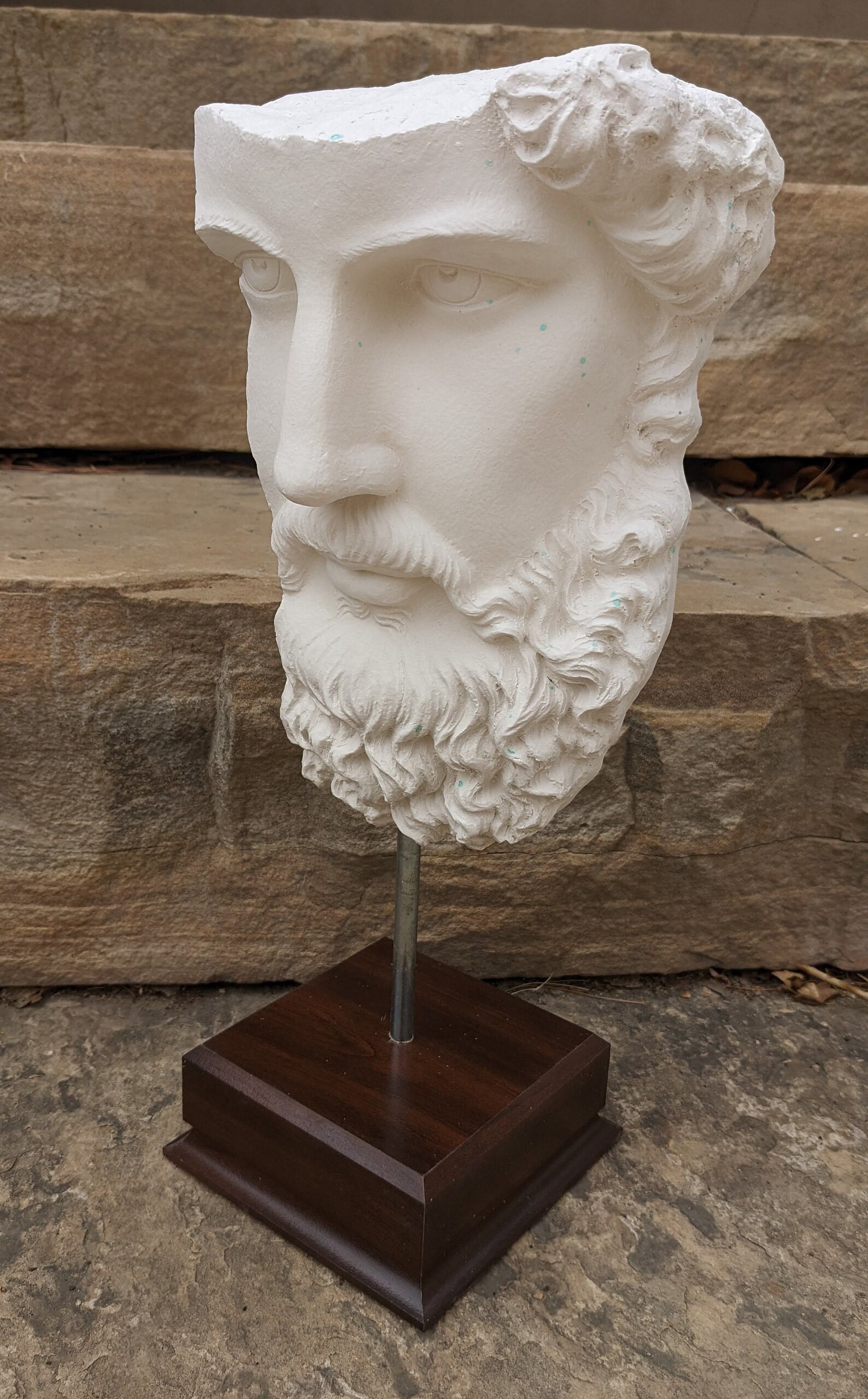 Roman Greek Emperor Lucius Verus Fragment 3D Portrait Face - Etsy