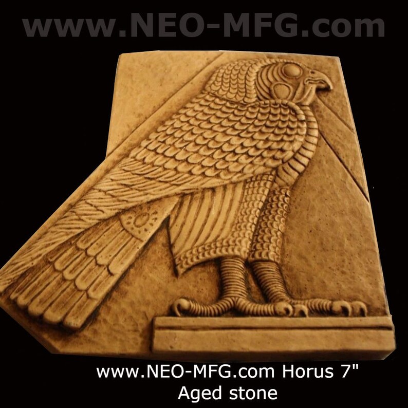 History Egyptian Horus Sculptural Wall Relief Plaque Www.neo-mfg.com 7 ...
