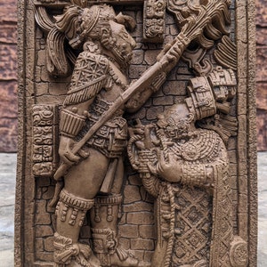Aztec Mayan Yaxchilán Lintel 24 Sculpture 9.5" Www.neo-mfg.com Plaque ...