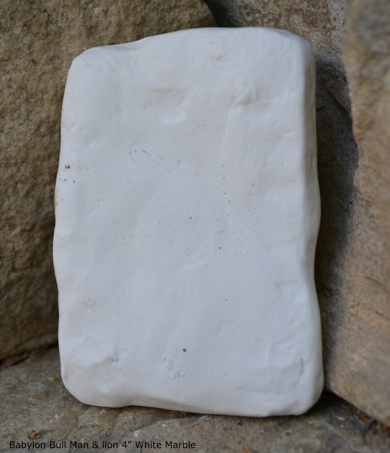Mesopotamian Babylonian Bull Man & Lion Gilgamesh Tablet Cuneiform ...