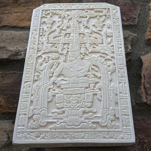 History Aztec Mayan Sarcophagus of King K’inich Janaab’ Pakal Wall ...