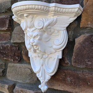 Gargoyle Satyr Wall Shelf Corbel Grotesque Goblin Sculpture Www.neo-mfg ...