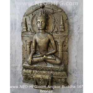 Asia Angkor Buddha Murda Artifact Wall Sculpture Statue 16" Www.neo-mfg ...