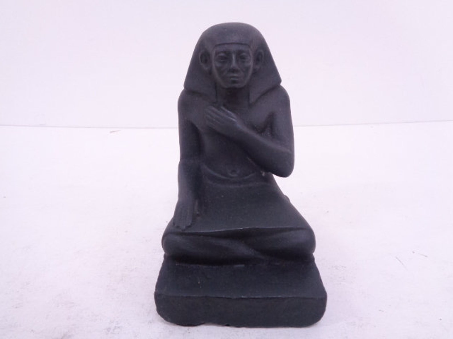 Egyptian Scribe Seated Sitting Statue Sculpture 6.5" Www.neo-mfg.com ...