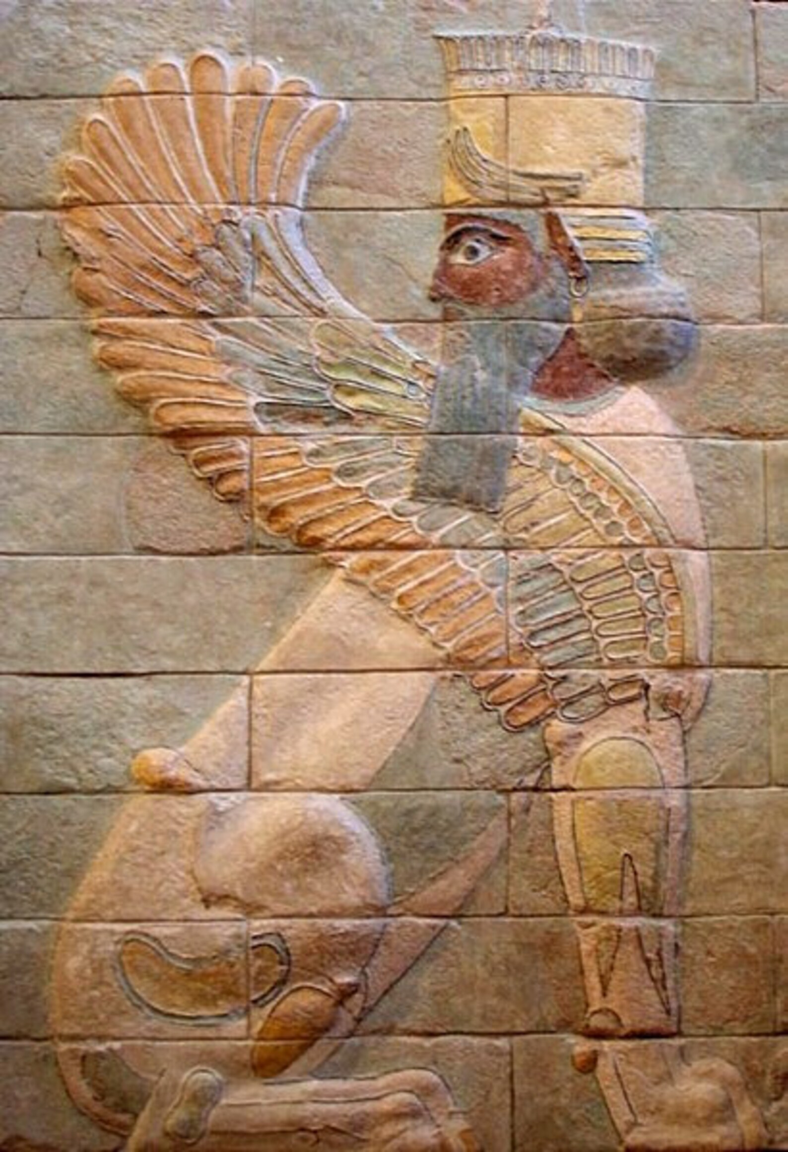 Assyrian Sumerian Winged Sphinx Susa, Lion Shedu Palace Darius I ...