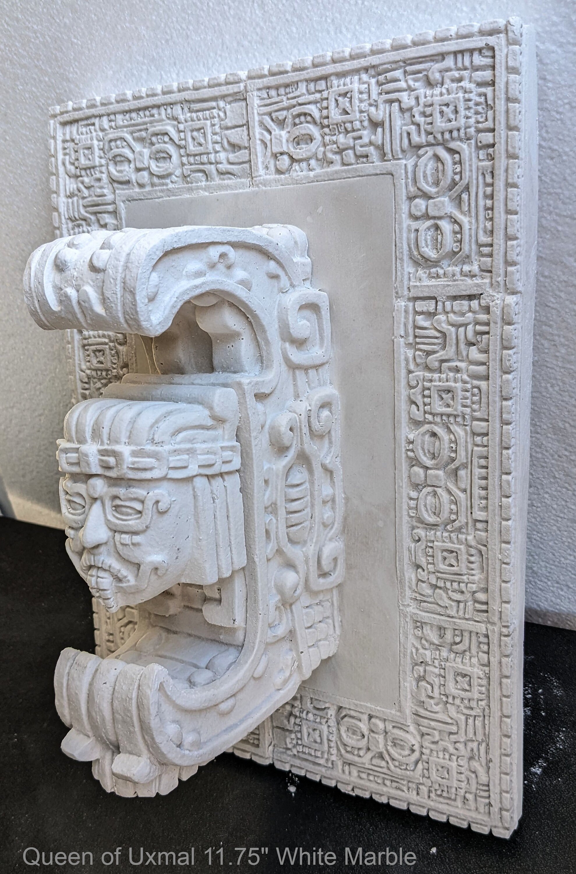 Aztec Mayan Queen of Uxmal Architectural Element Bust Sculpture 11.75 ...