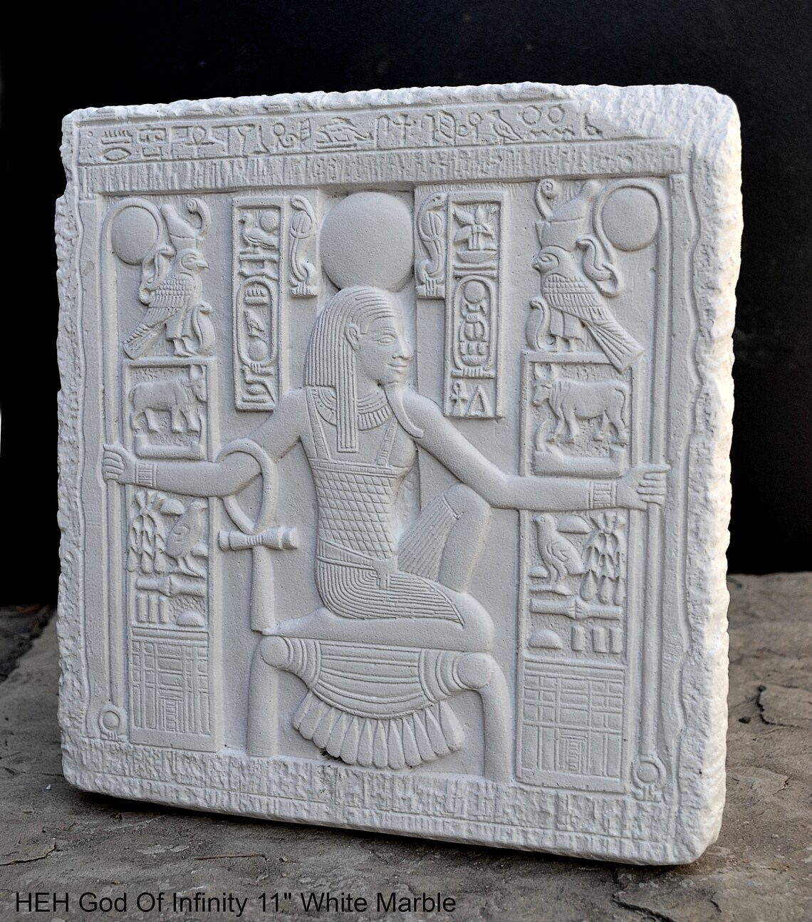 Egyptian HEH God of Infinity Tutankhamen Fragment Plaque Wall - Etsy