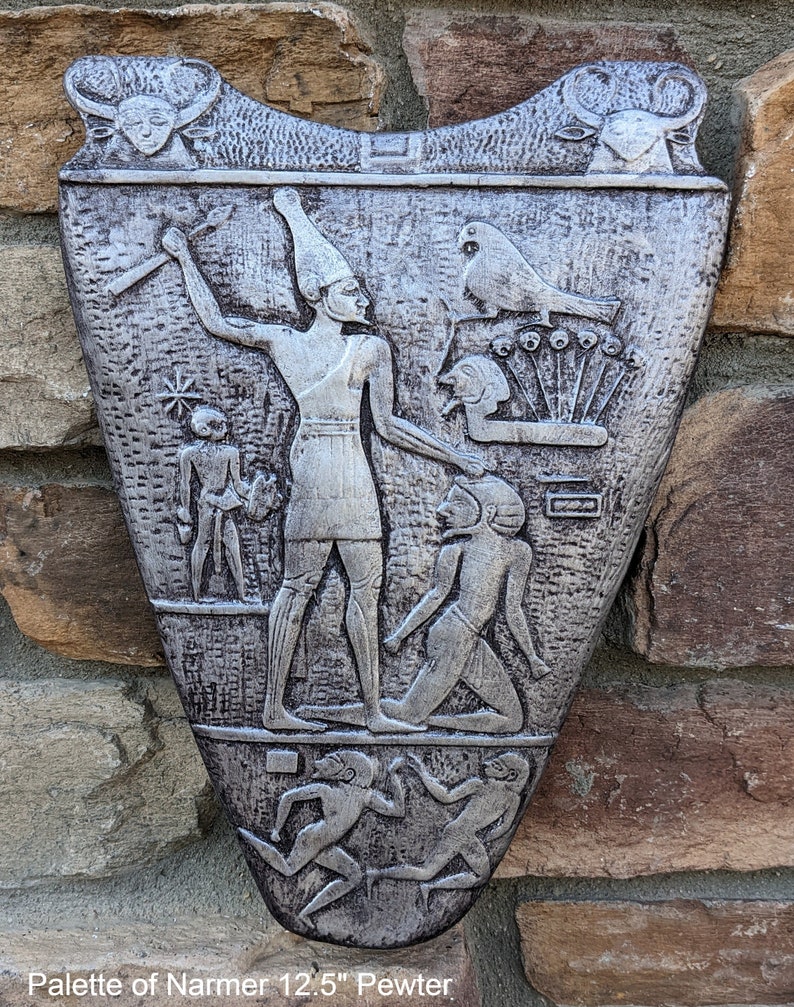 History Egyptian Palette of Narmer Sculptural Wall Relief Www.neo-mfg ...
