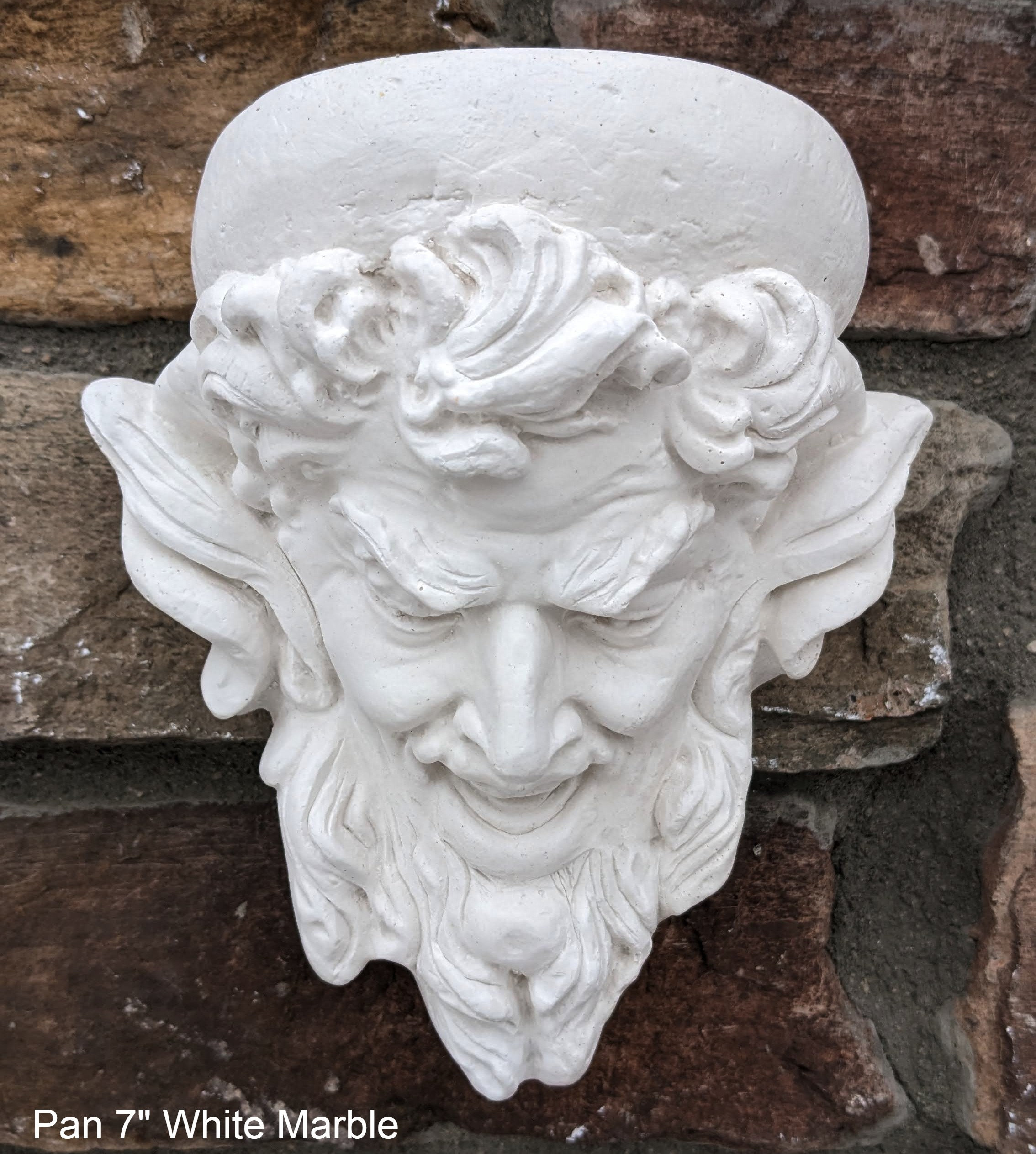 Pan Gargoyle Satyr Faun Wall Mephistopheles Corbel Keystone Grotesque ...