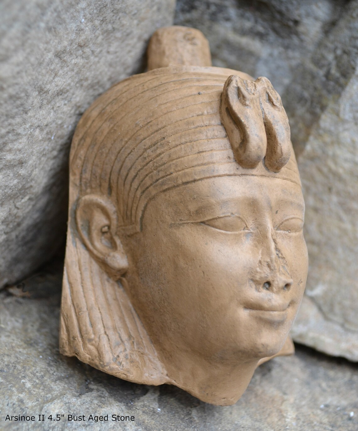 Egyptian Arsinoe II Ancient Bust Wall Sculpture Reproduction - Etsy