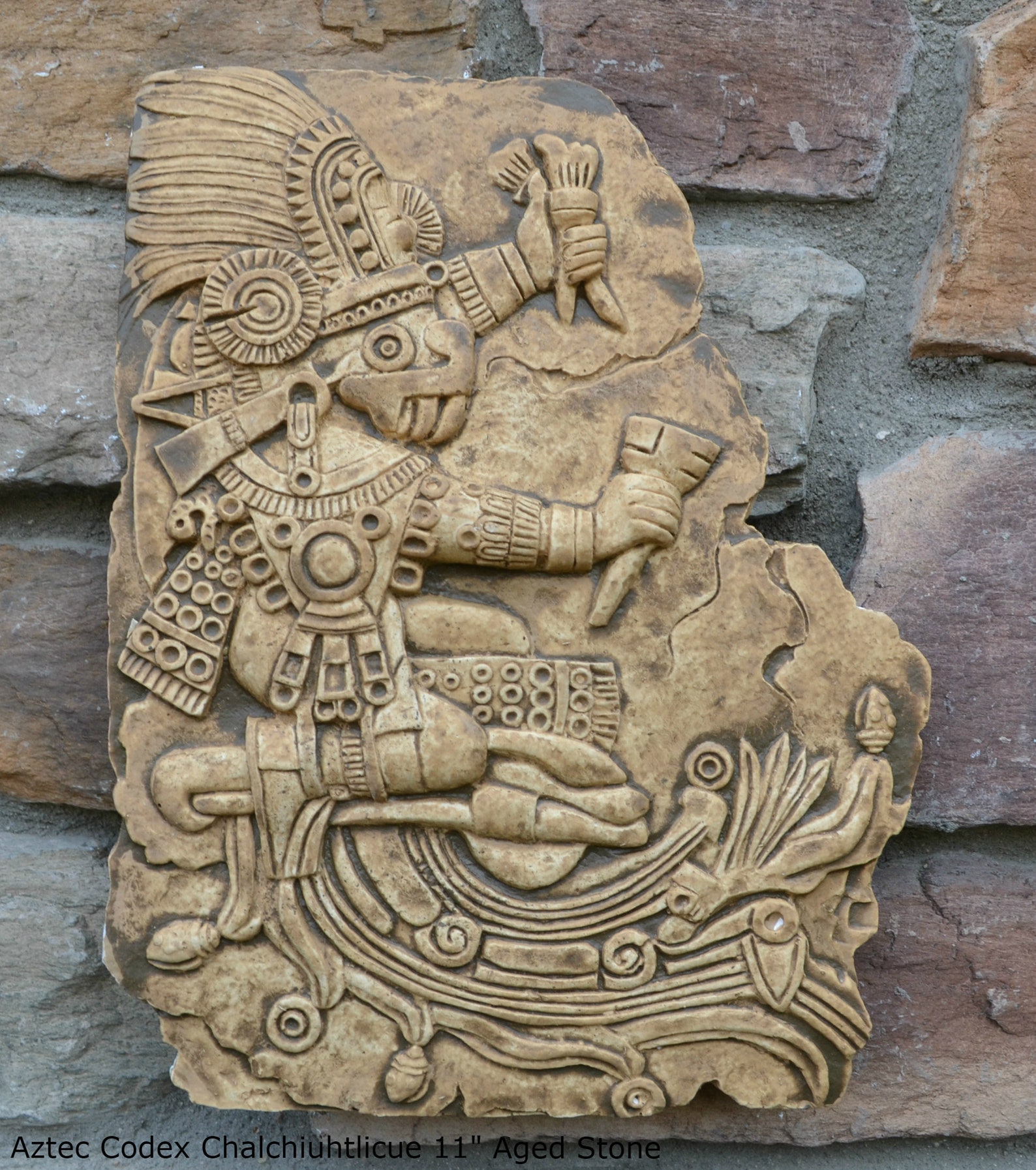 History Aztec Maya Chalchiuhtlicue Artifact Carved Rite Sun Stone ...