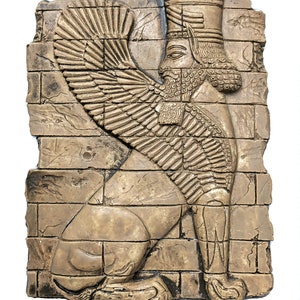 Assyrian Sumerian Winged Sphinx Susa, Lion Shedu Palace Darius I ...