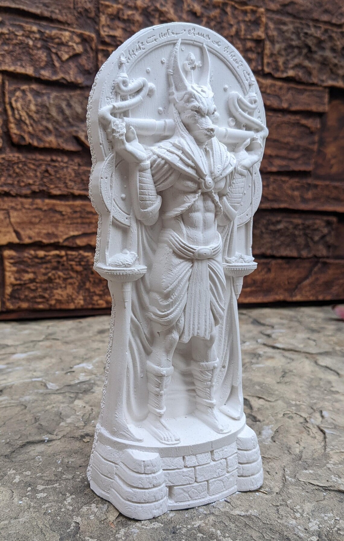 Egyptian Anubis Scales Weight Heart Sculptural Wall Relief - Etsy