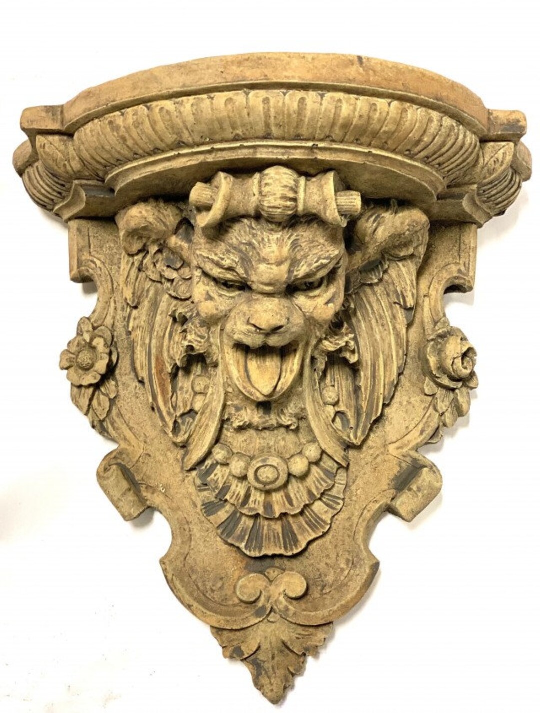 Gargoyle Satyr Wall Shelf Corbel Grotesque Goblin Sculpture Www.neo-mfg ...