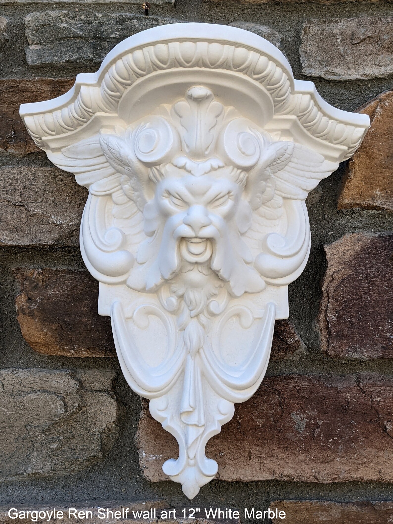 Gargoyle Satyr Wall Shelf Corbel Grotesque Goblin Sculpture Www.neo-mfg ...