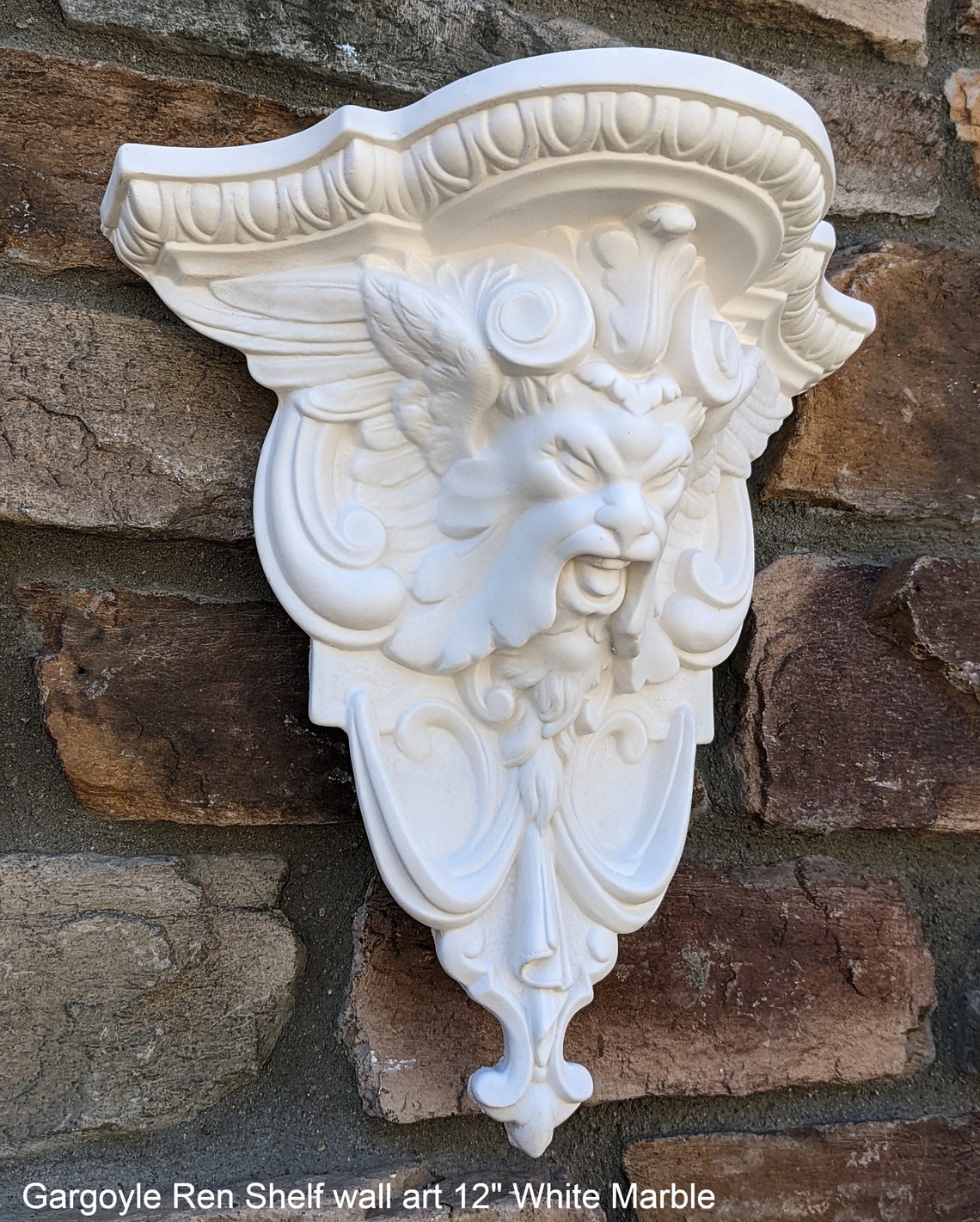 Gargoyle Satyr Wall Shelf Corbel Grotesque Goblin Sculpture - Etsy