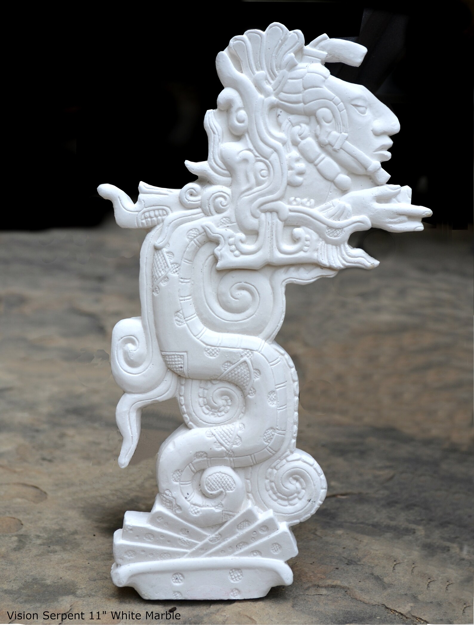 History Aztec Maya Mesoamerica Yaxchilán Vision Serpent Sculpture ...
