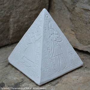 Egyptian Pyramid Pyramidion of Ramose Ra Artifact Carving Sculpture ...