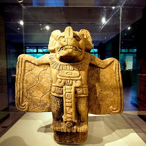 Aztec Mayan Bat Zotz En Guate Sculpture Statue Art 12" Www.neo-mfg.com ...
