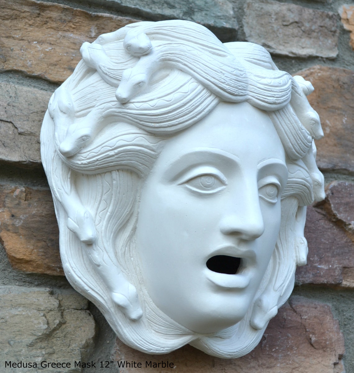 Medusa Mask Greece Museum Sculpture Artifact Bust Plaque | Etsy