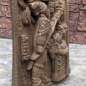 Aztec Mayan Yaxchilán Lintel 24 Sculpture 9.5" Www.neo-mfg.com Plaque ...