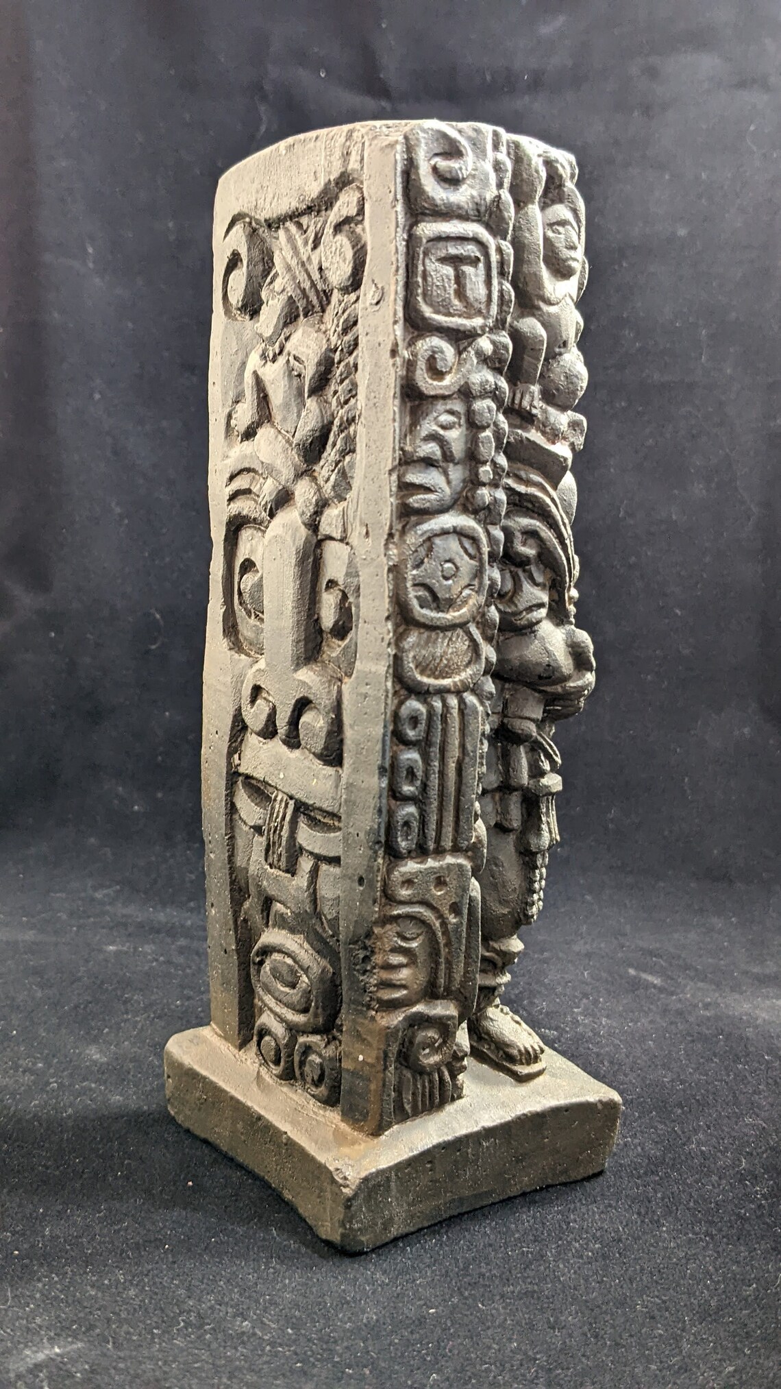 Aztec Maya Mesoamerica Totem Stela Carving Artifact Stelae - Etsy